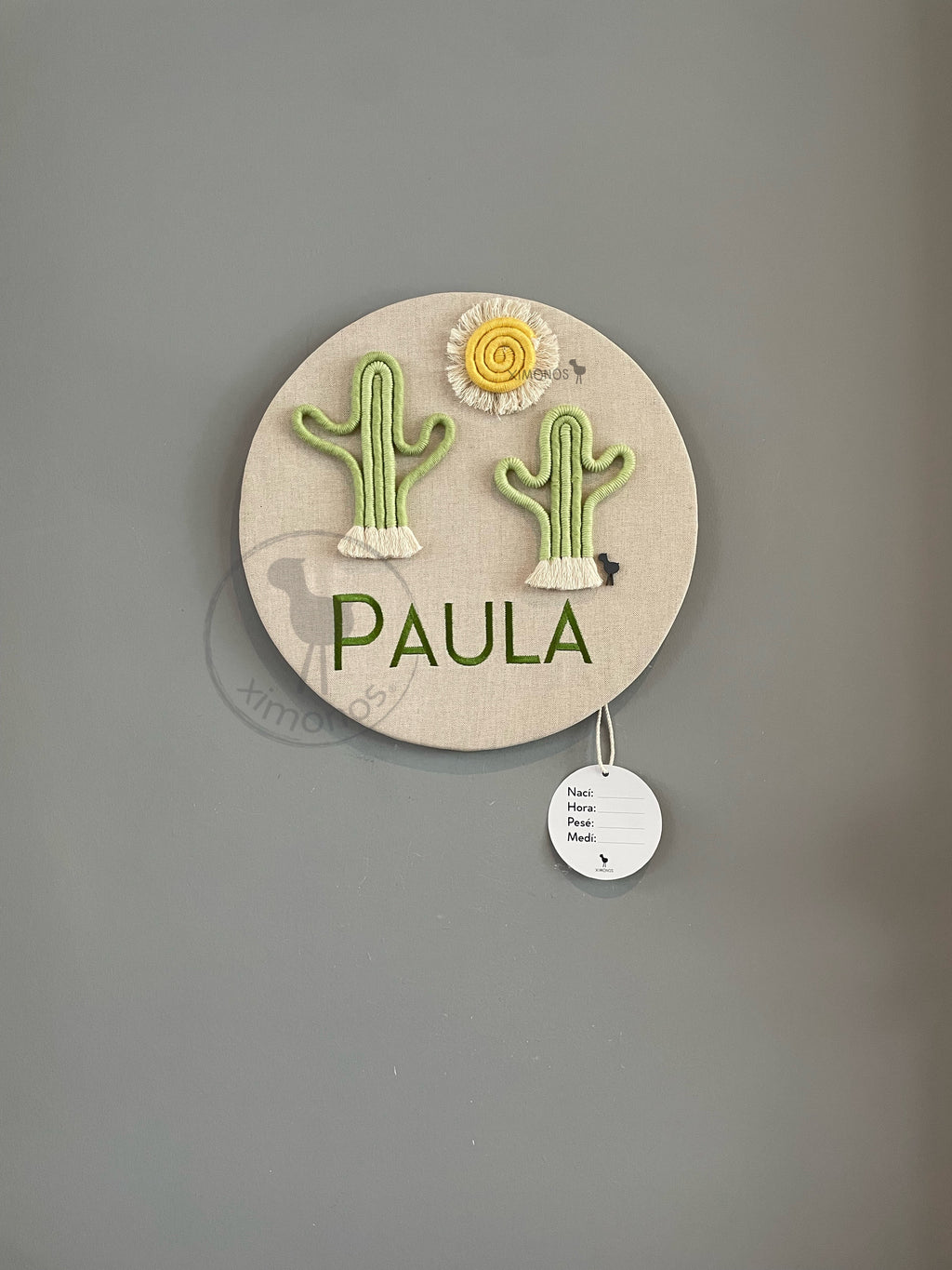 Letrero redondo Cactus – Ximonos